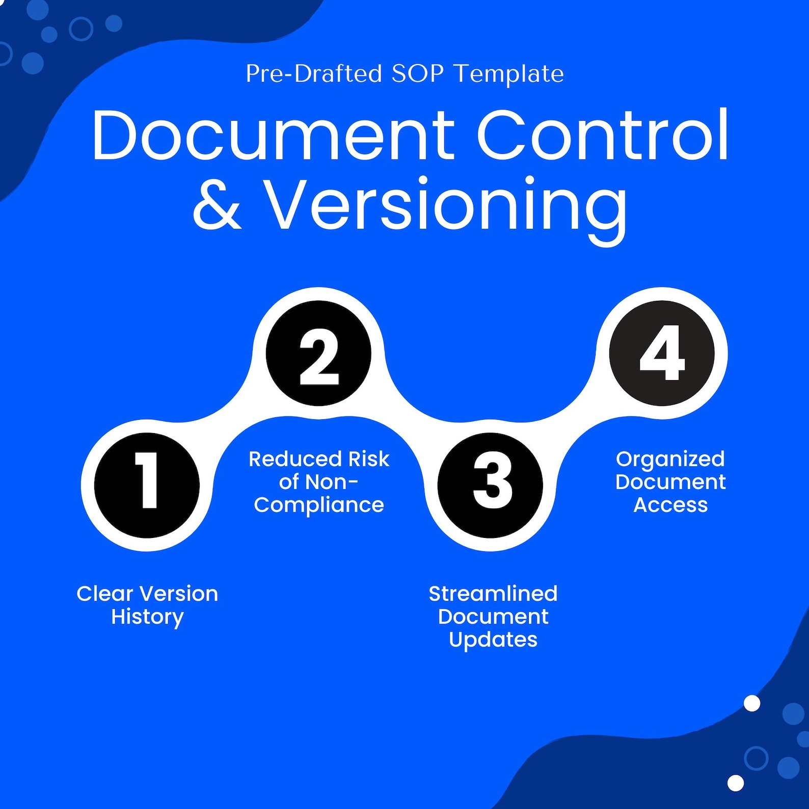 Document Control & Versioning SOP Template (word, PDF) | Simple ...