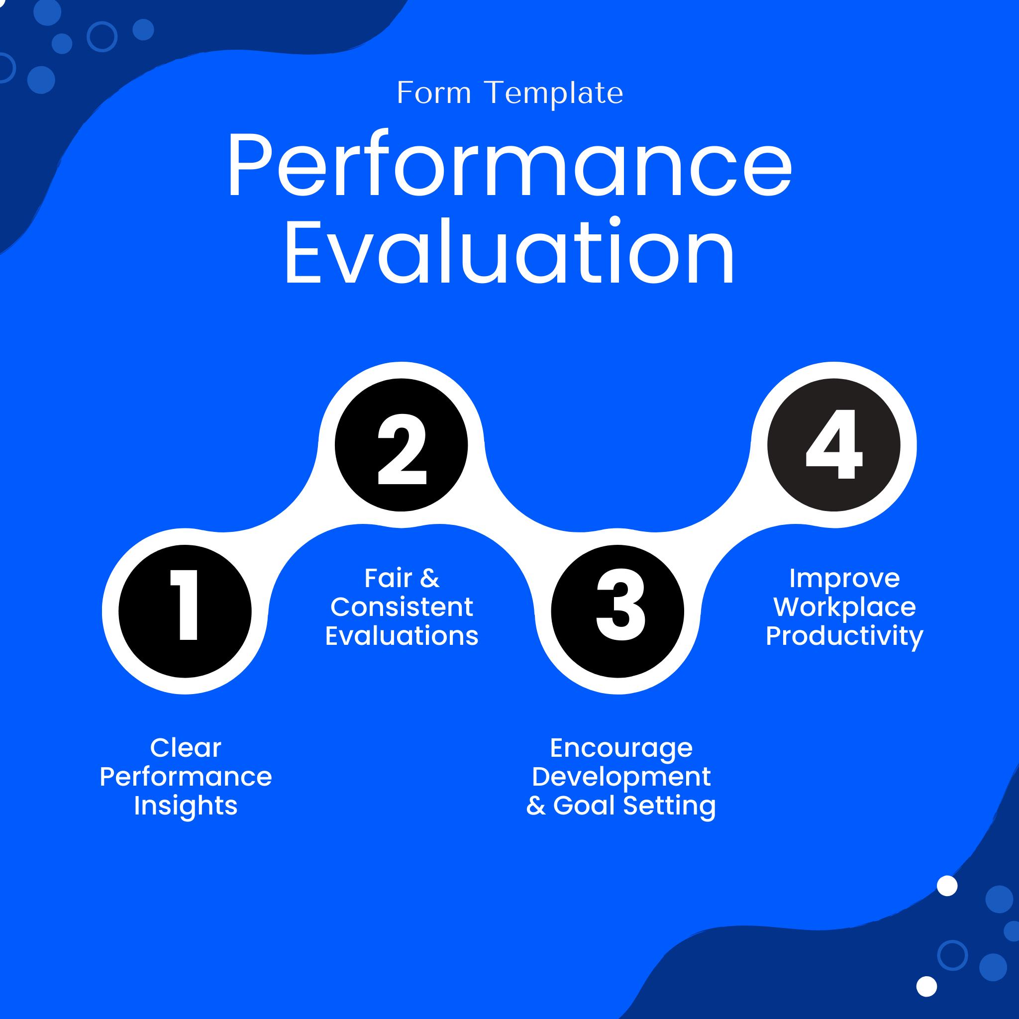 Employee Performance Review Form (MS Word, PDF) | Simple HR Template ...