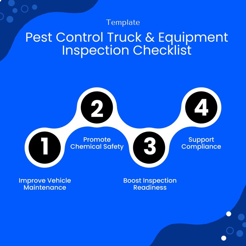 Pest Control Truck and Equipment Inspection Checklist Template - Word ...