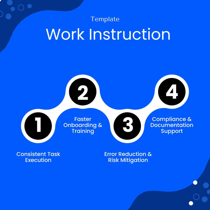 Simple Work Instruction Template (word, PDF) | Simple WI Template ...