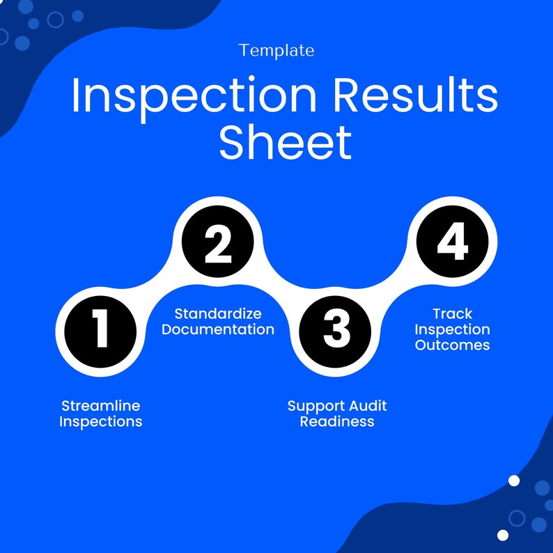 Simple Inspection Results Sheet Template – Word & PDF, A4 + US Letter ...