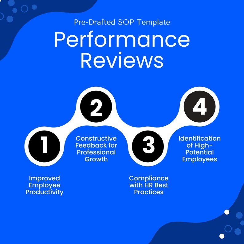 Employee Performance Reviews SOP Template (word, PDF) | Simple Standard ...