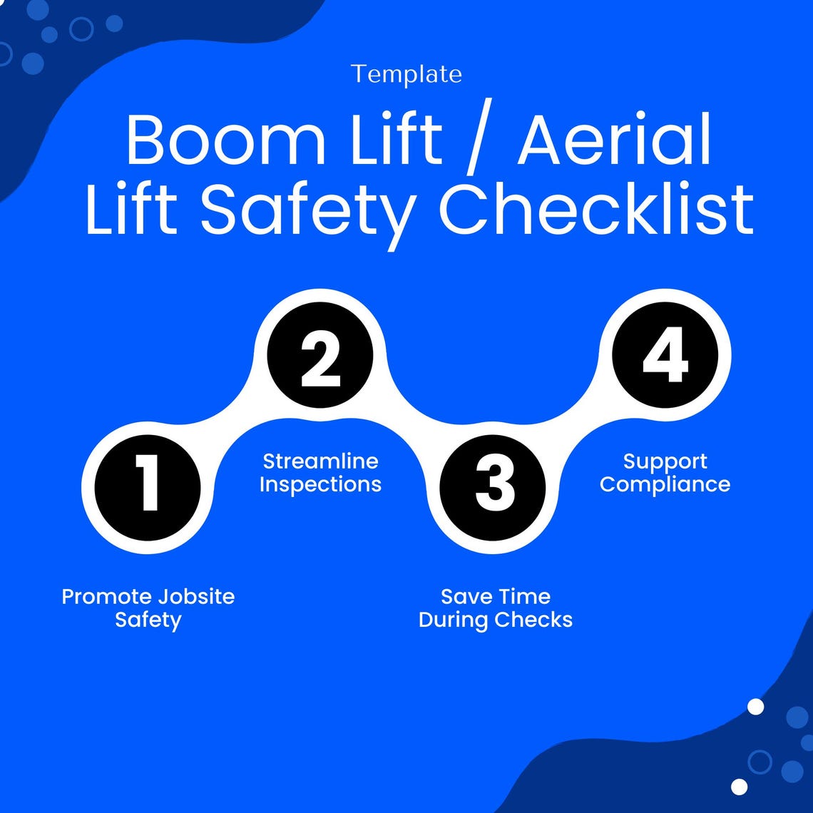 Boom Lift / Aerial Lift (MEWP) Safety Checklist Template – Word & PDF ...