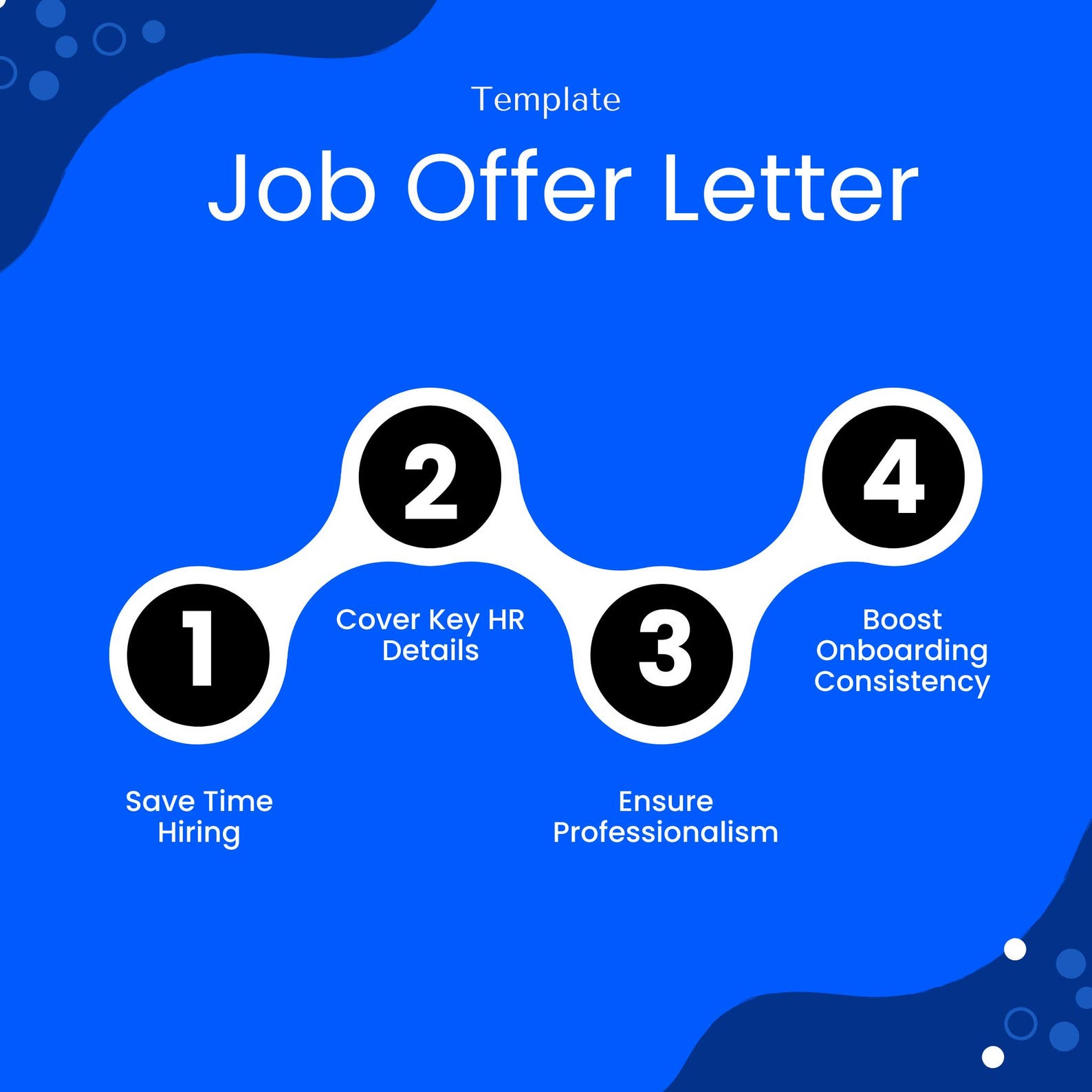 Job Offer Letter (MS Word, PDF) | Job Offer Template, Editable Offer Letter, Human Resources ...