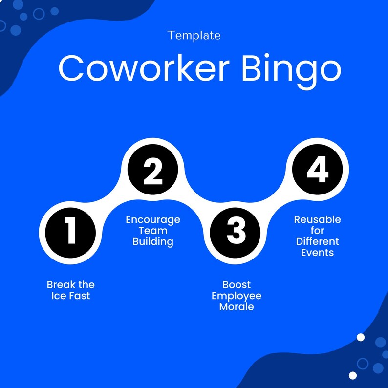 Coworker Bingo, Team Building Games (word, PDF), Team Building ...