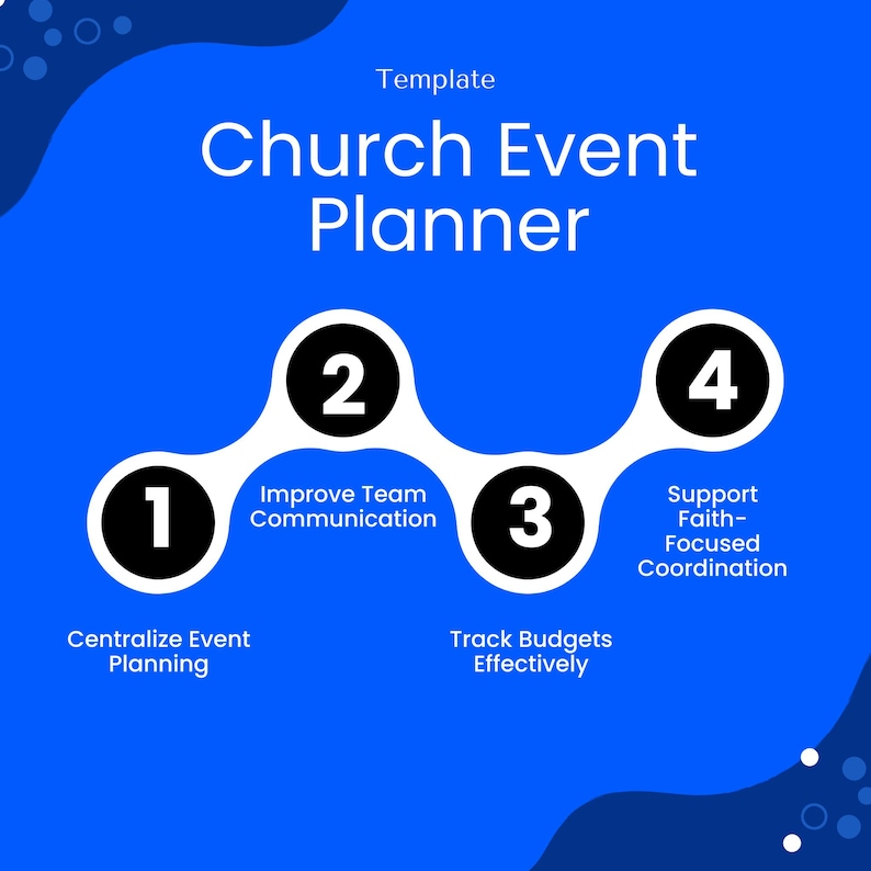 Church Event Planner Template – Word & PDF, A4 + US Letter - Etsy