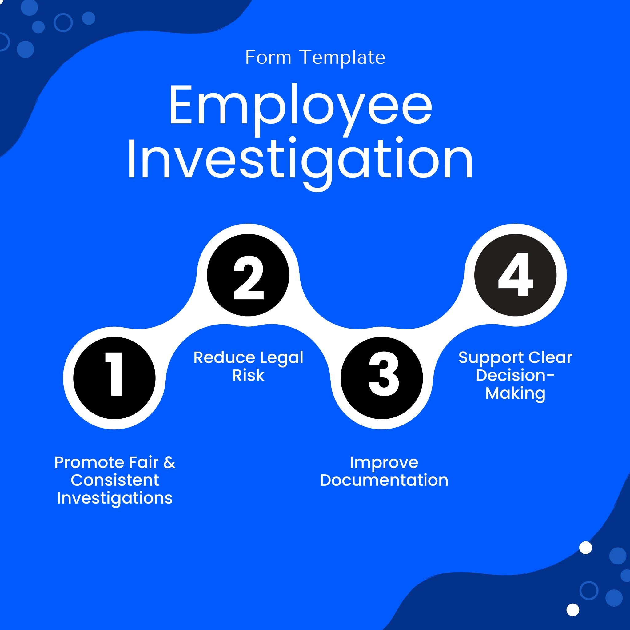Employee Investigation Report Template (word, PDF) | Employee ...