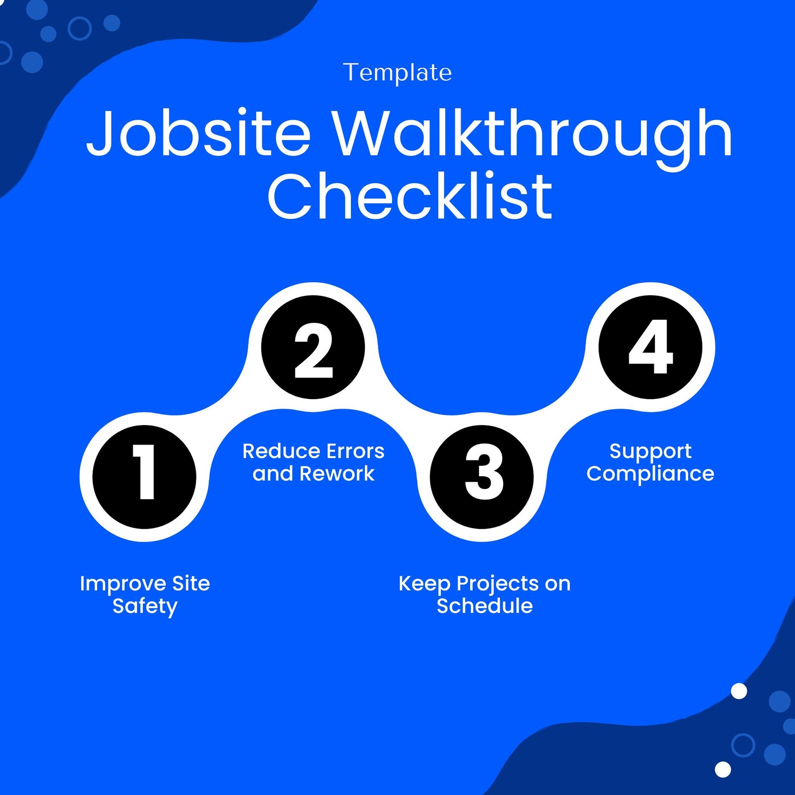 Construction Jobsite Walkthrough Checklist Template – Word & PDF, A4 ...