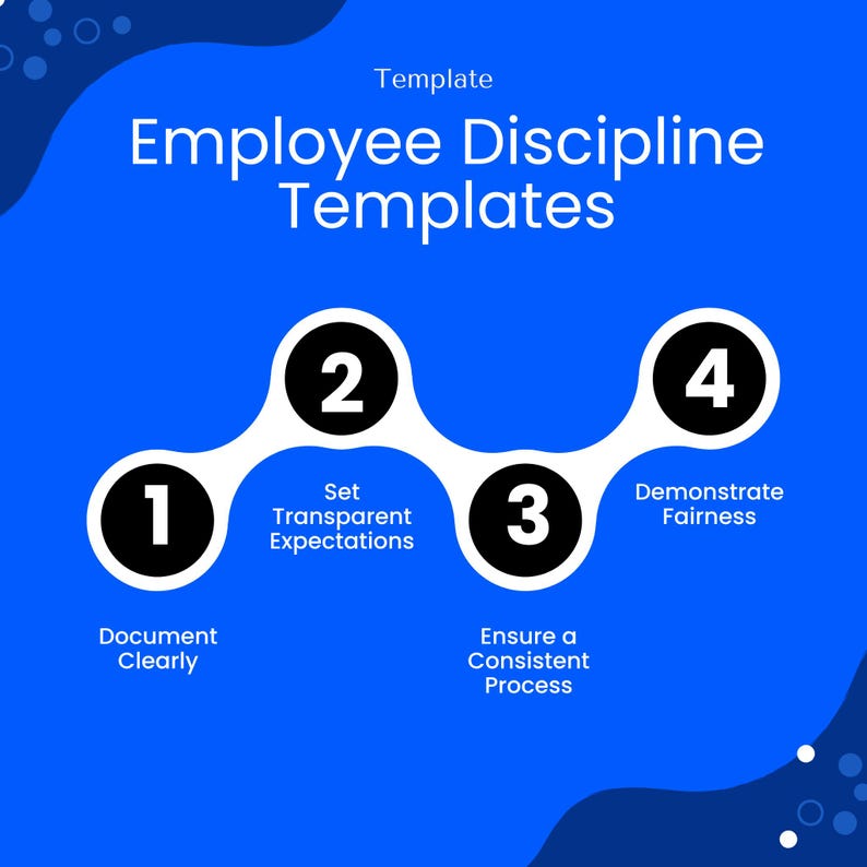Employee Discipline Forms Bundle (word & PDF) | Employee Behavior ...