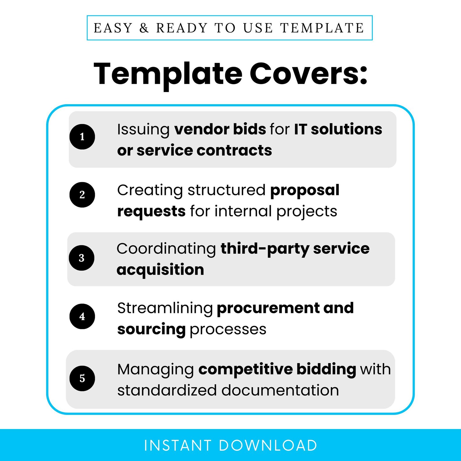 Simple Request for Proposal Template (word, PDF) | RFP Template ...