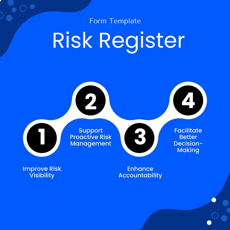 Simple Risk Register Template (word, PDF) | Project Management Template ...