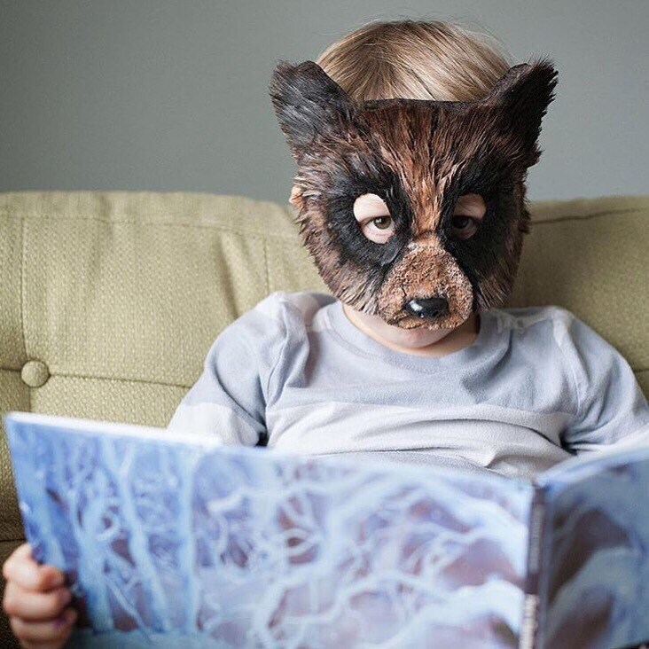 Child Size Brown Bear Mask Grizzly Bear Mask, Bear Costume, Animal Mask ...