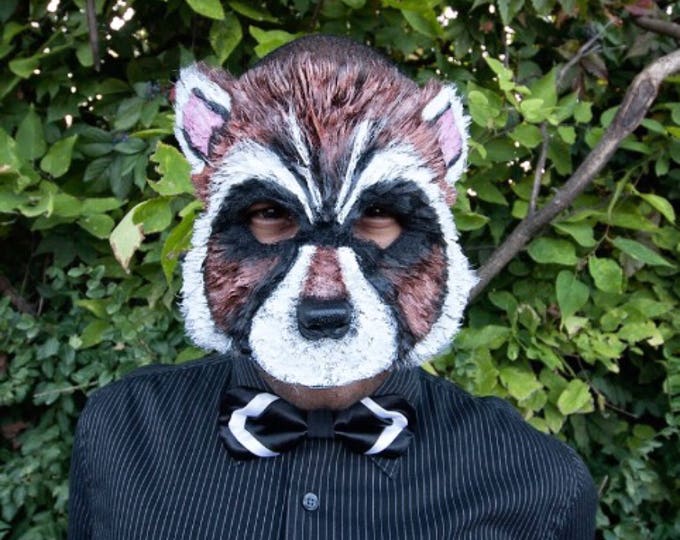 Rocket Raccoon Inspired Mask, Rocket Raccoon Costume, Adult Costume ...