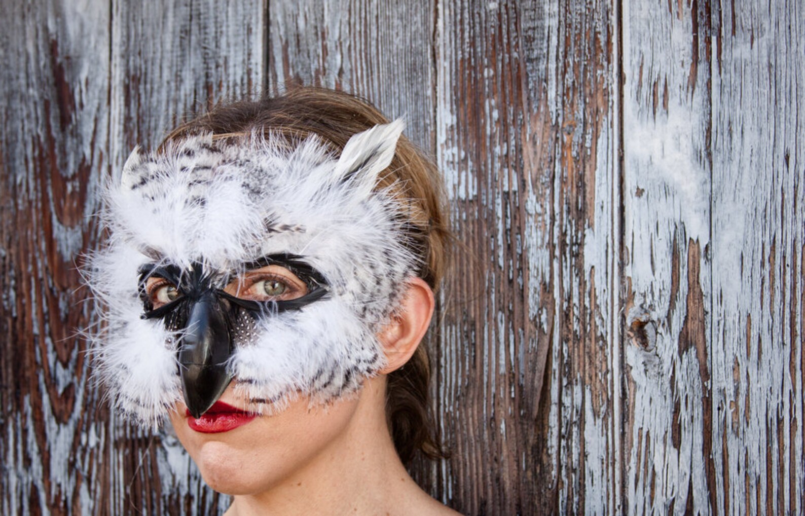 Snowy White Owl Mask Mardi Gras Mask Owl Mask Owl Costume - Etsy