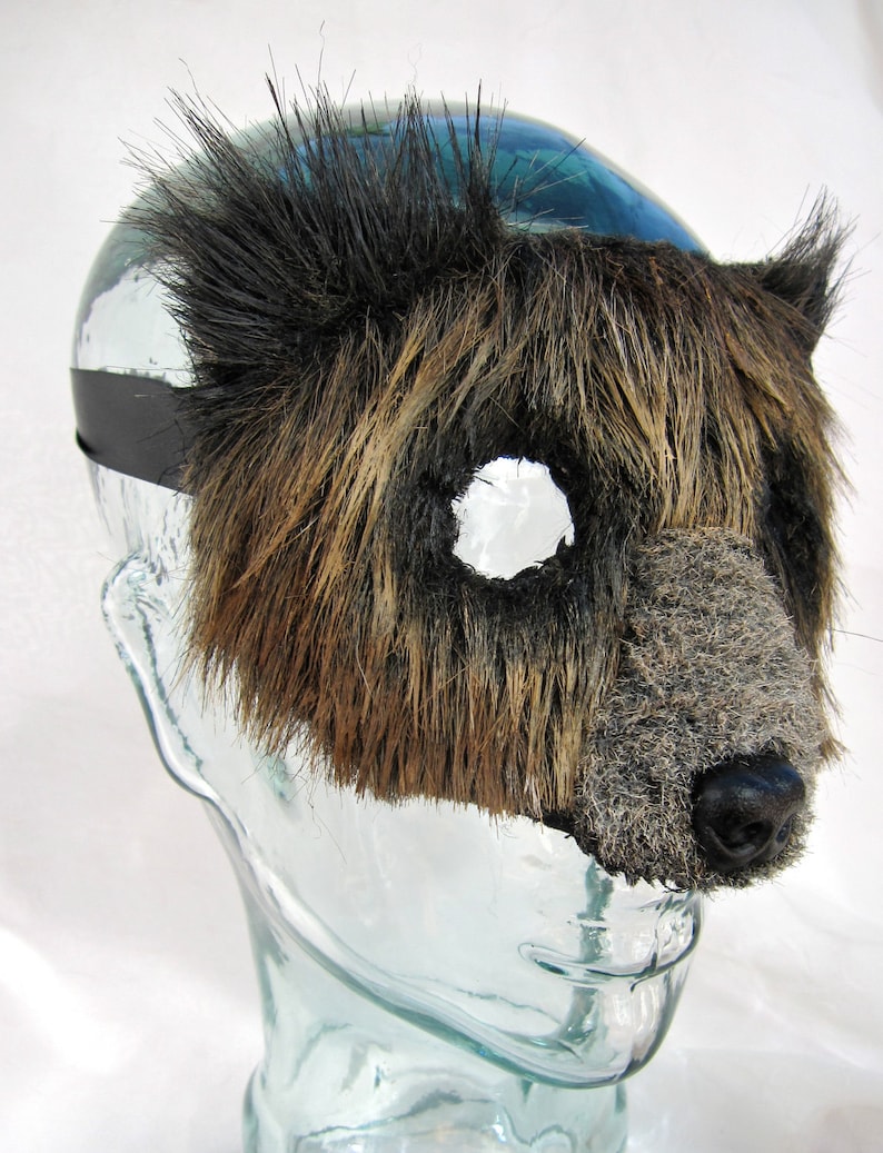 Child Size Brown Bear Mask Grizzly Bear Mask, Bear Costume, Animal Mask ...