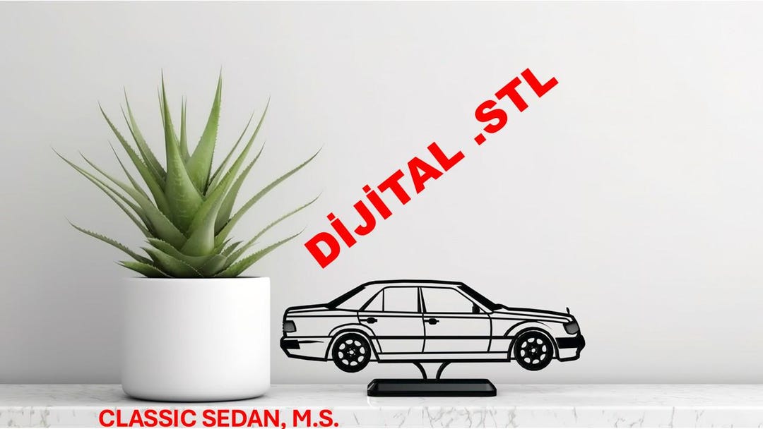Timeless Classic Sedan-inspired 3D Print File | Digital Download STL ...