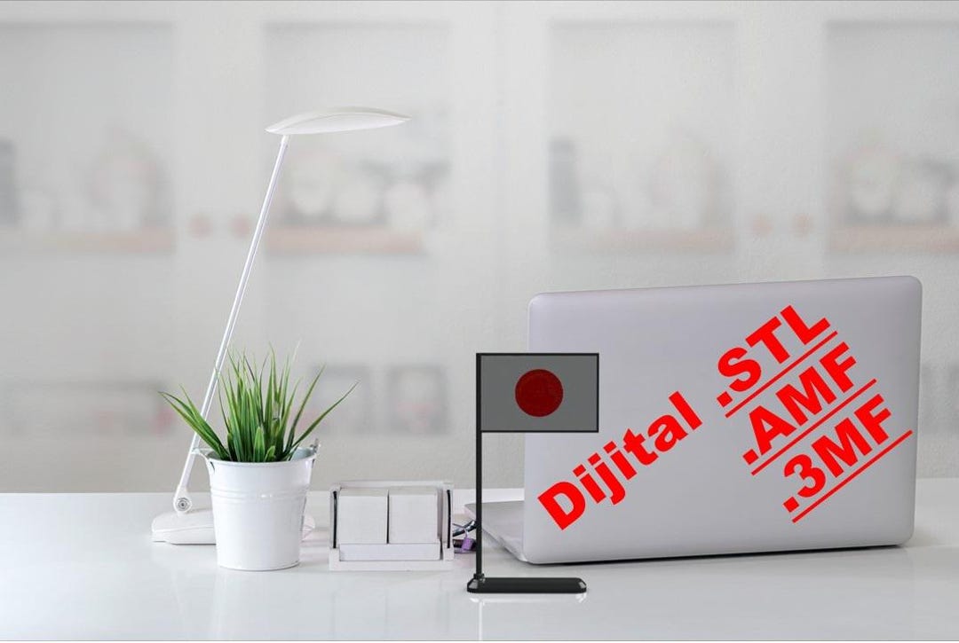 Japanese Flag 3D Print File | Digital Download STL, AMF, 3MF | DIY Japan Desk Decor - Etsy