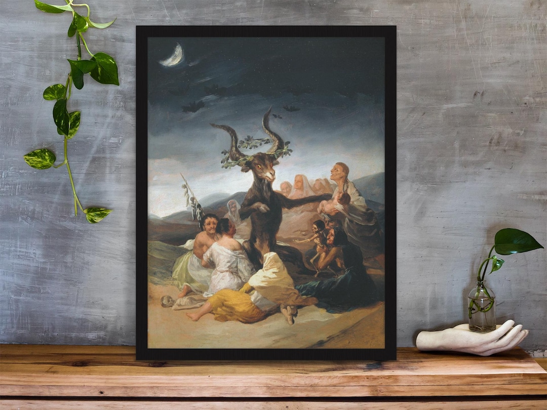 The Sabbath of Witches by Francisco De Goya - High Quality Wall Art - Etsy