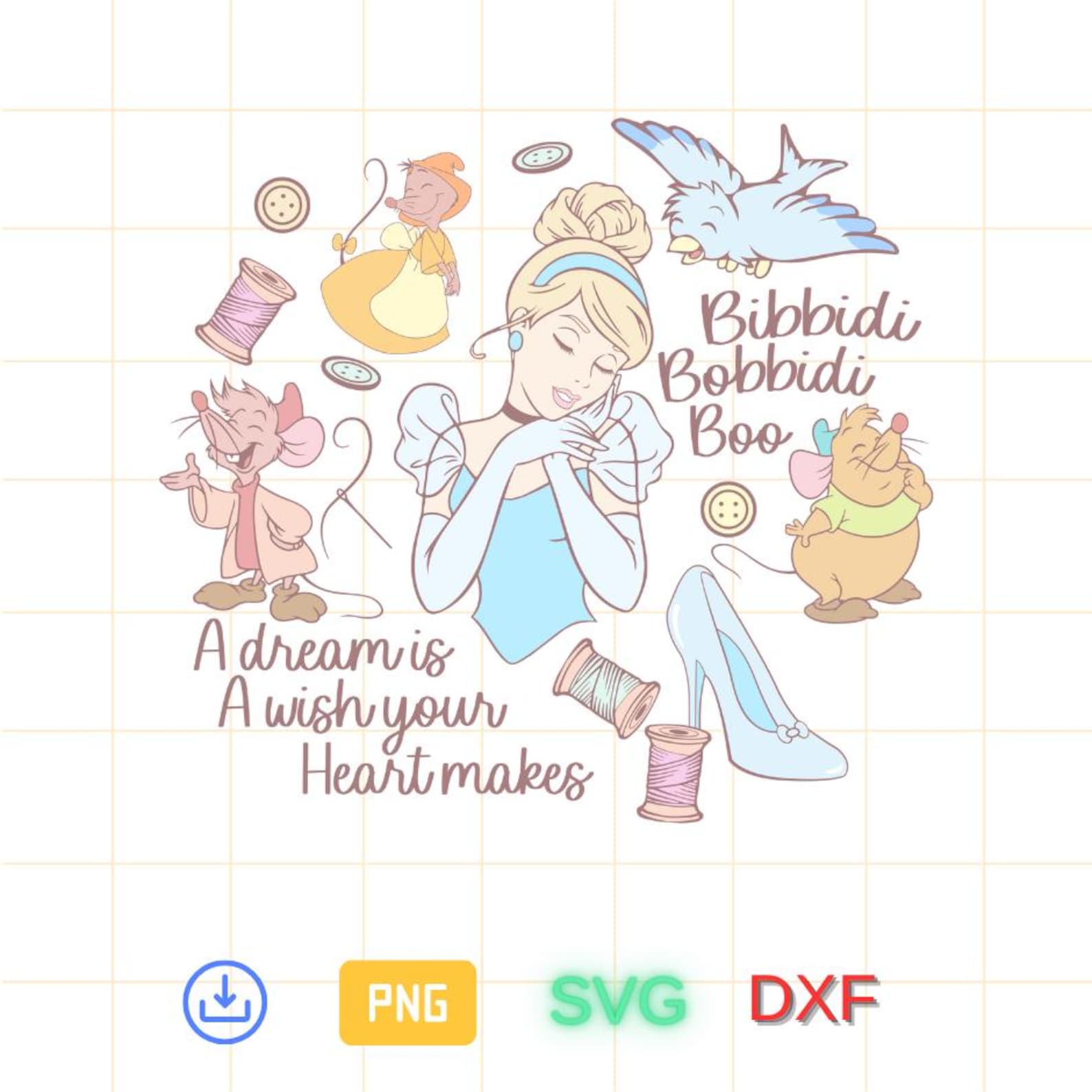 Cinderella SVG, Princess Cinderella Bundle, Cindirella Svg Files for ...