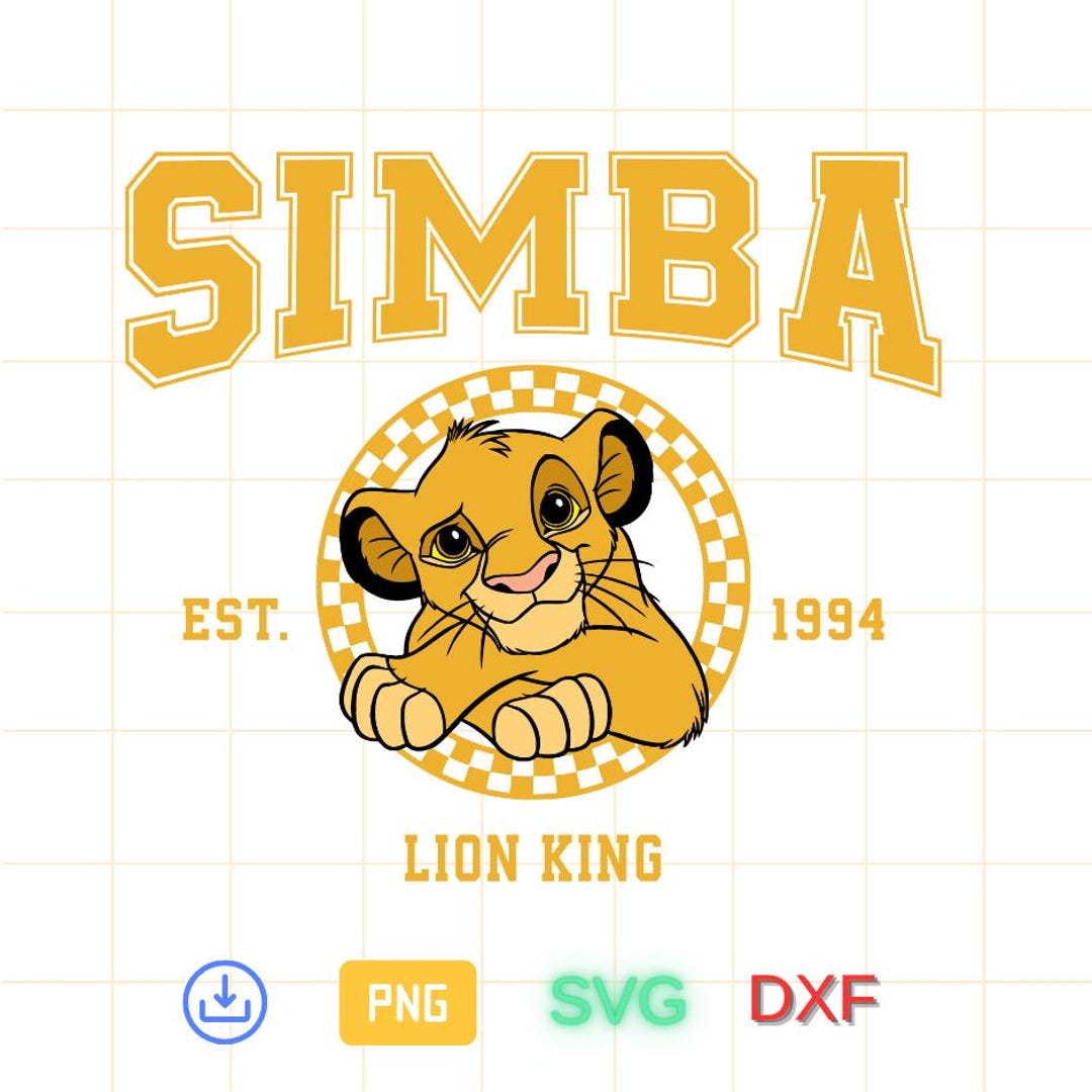 Simba Crown Svg, Lion King Svg, Hakuna Matata Svg, Kawaii Svg, Cricut ...