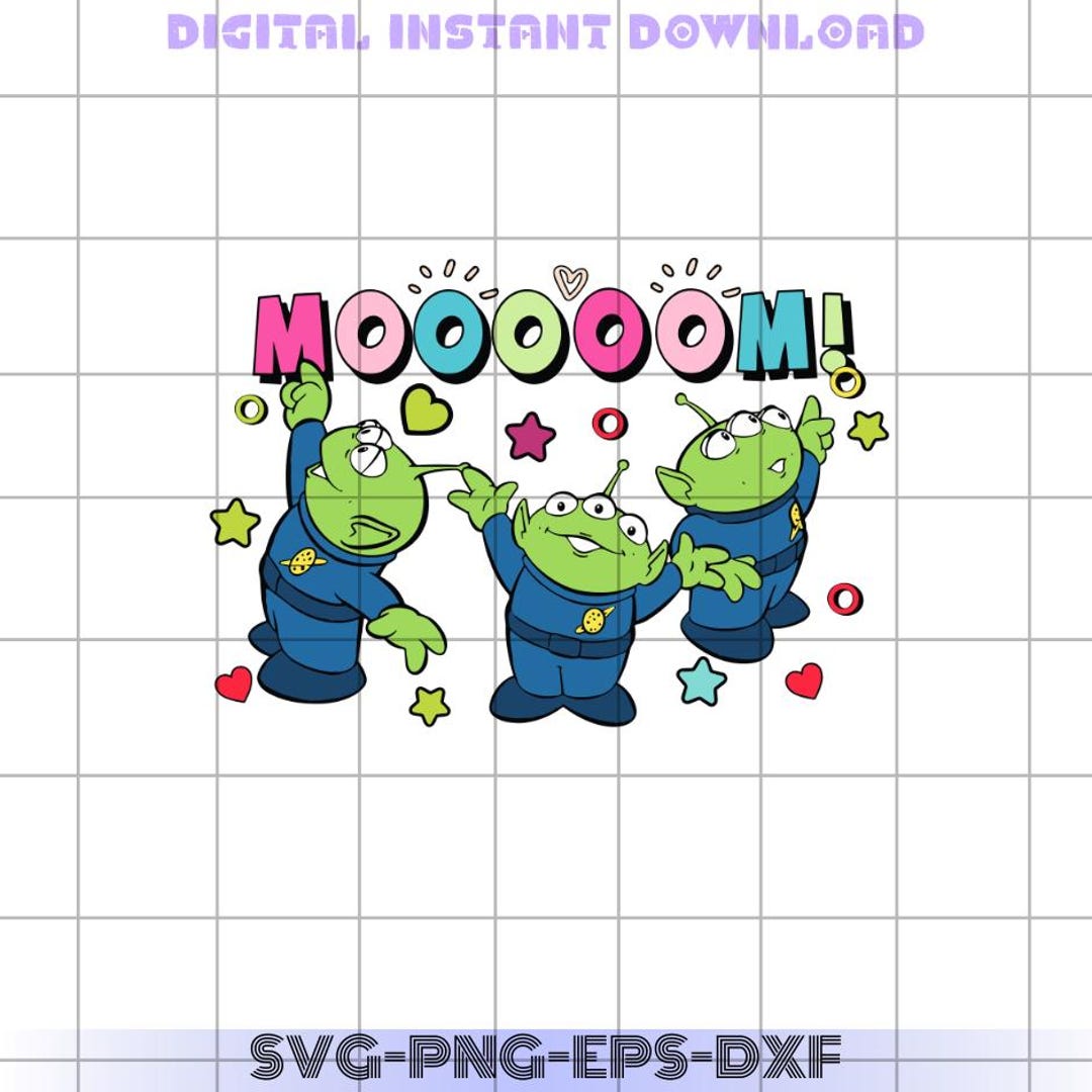 Three Alien Mom Svg, Toy Story Characters Png, Cartoon Movie Clipart ...