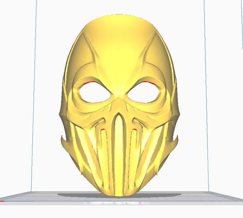 Scorpion Alternate Mask, Mortal Kombat Mask, Halloween Mask, Spectre ...