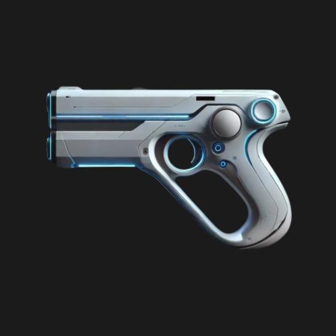 Sci Fi Blaster, Pulse Pistol, Laser Gun, Prop Weapon, Cosplay Prop,3d ...