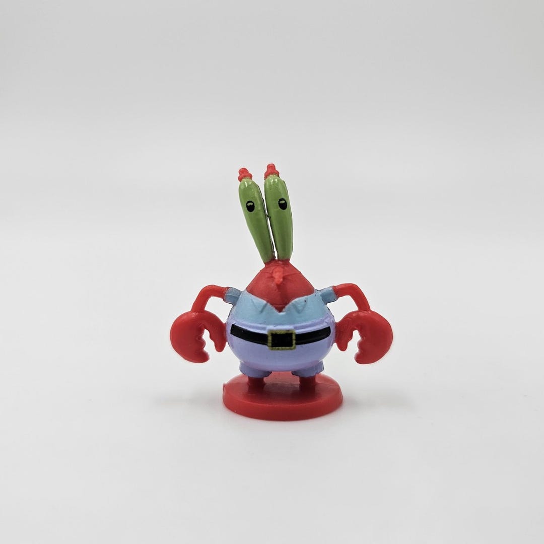 Finders Keepers Minitures Mr.krabs From Spongebob Retired Collection - Etsy