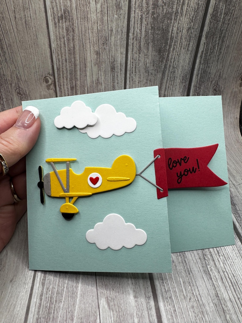 So Happy to Know You Plane Z-card Blank Notecard, Greetings Card ...