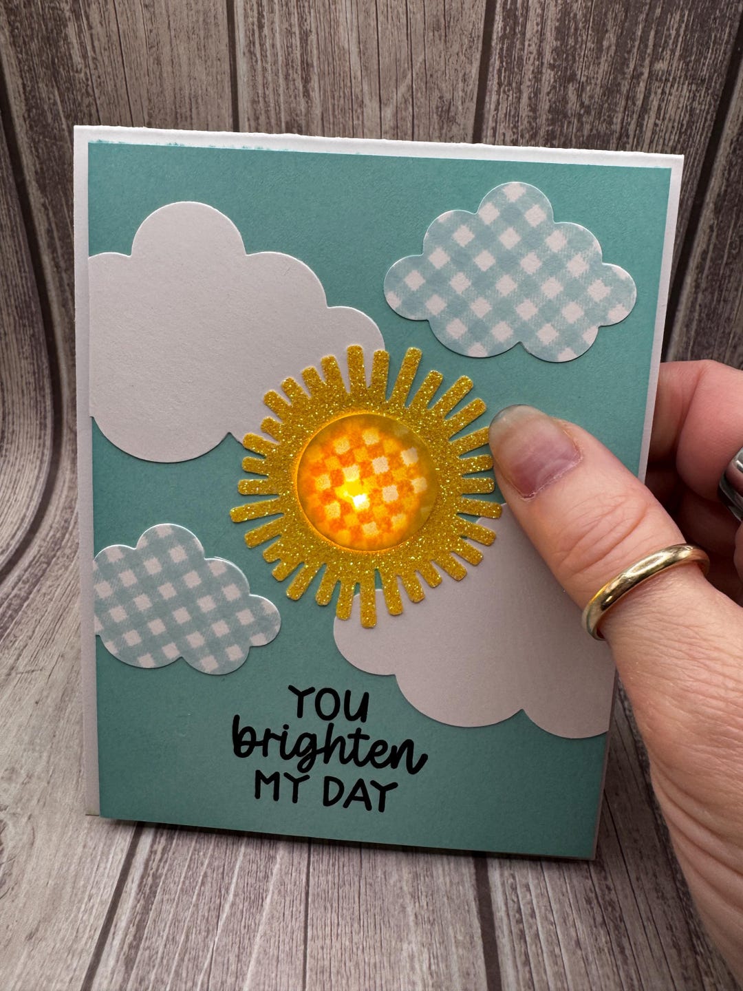 Light up Sunshine- Blank Notecard, Greetings Card, Handmade Card - Etsy