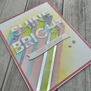 Shine Bright - Blank Notecard, Greetings Card, Handmade Card - Etsy