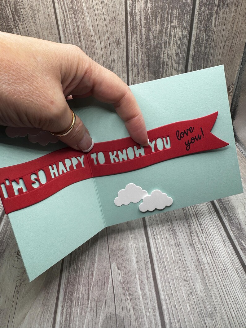 So Happy to Know You Plane Z-card Blank Notecard, Greetings Card ...