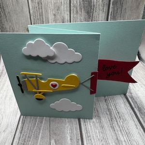 So Happy to Know You Plane Z-card Blank Notecard, Greetings Card ...