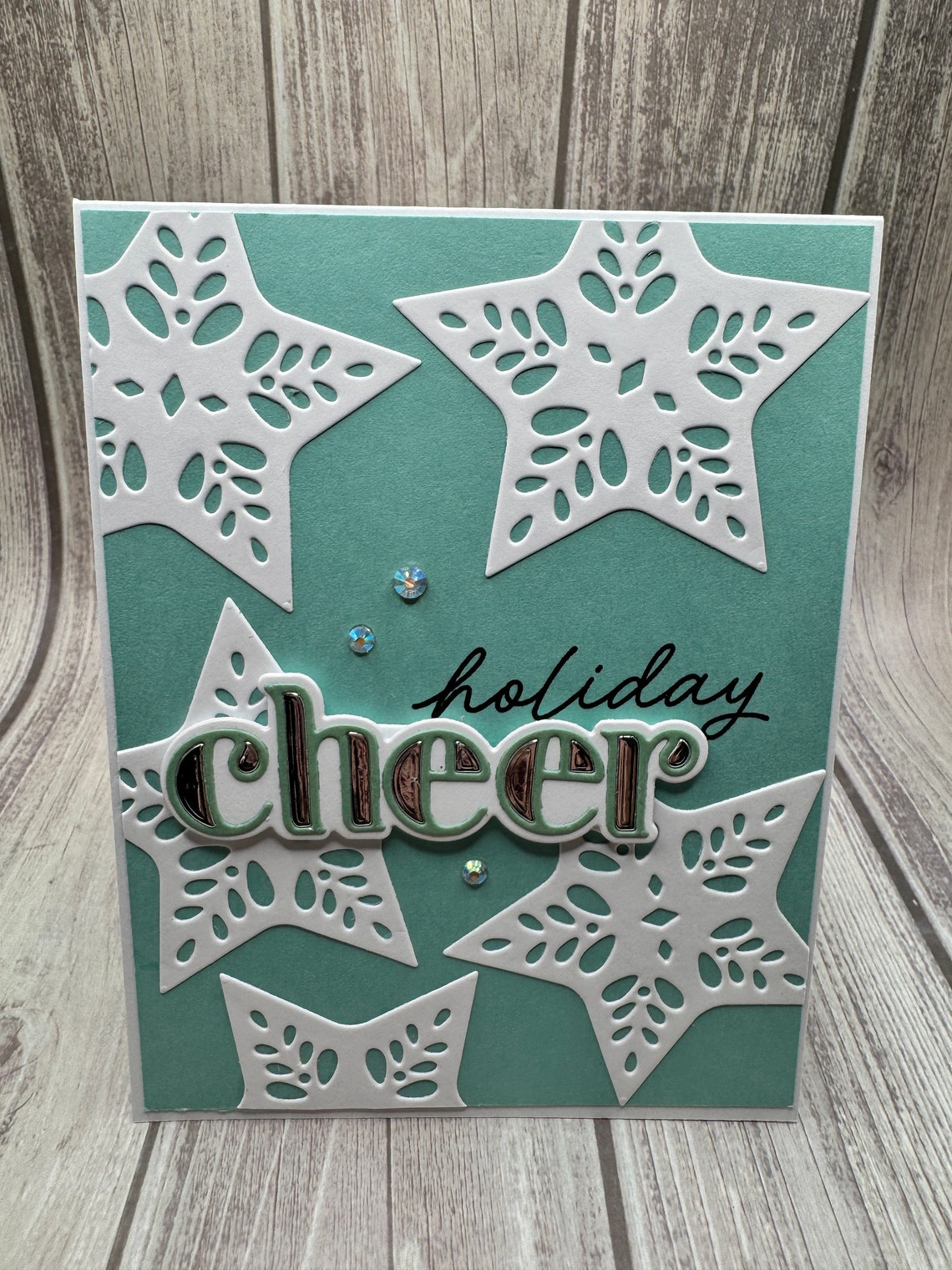 Holiday Cheer - Blank Notecard, Greetings Card, Handmade Card - Etsy