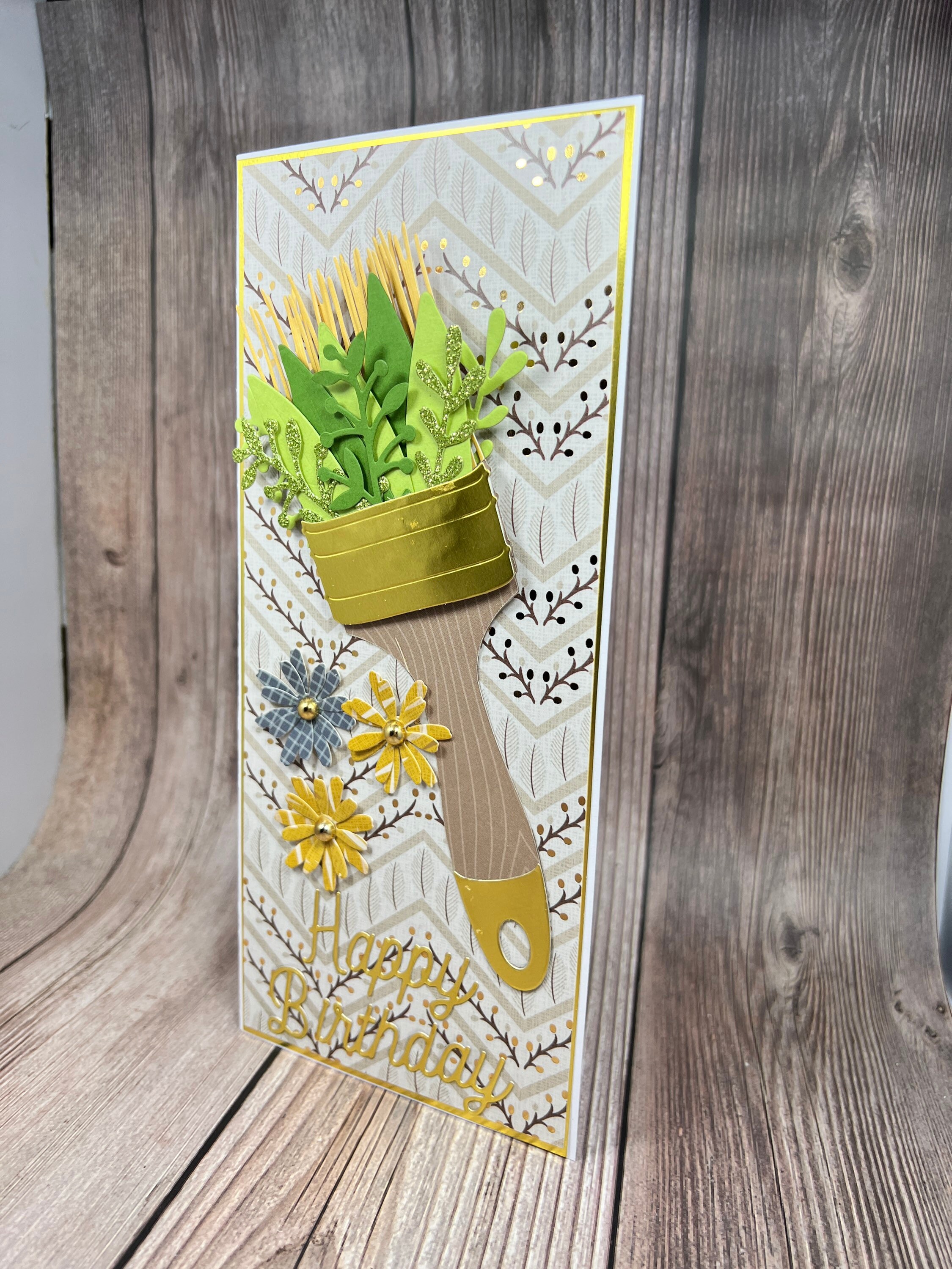 Happy Birthday Paintbrush - Creations by Wendalyn, Spring, Birthday ...