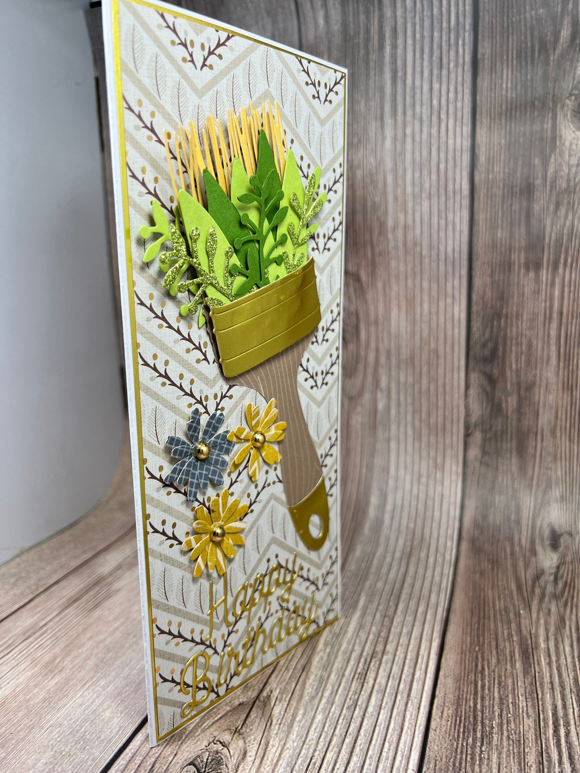 Happy Birthday Paintbrush - Creations by Wendalyn, Spring, Birthday ...