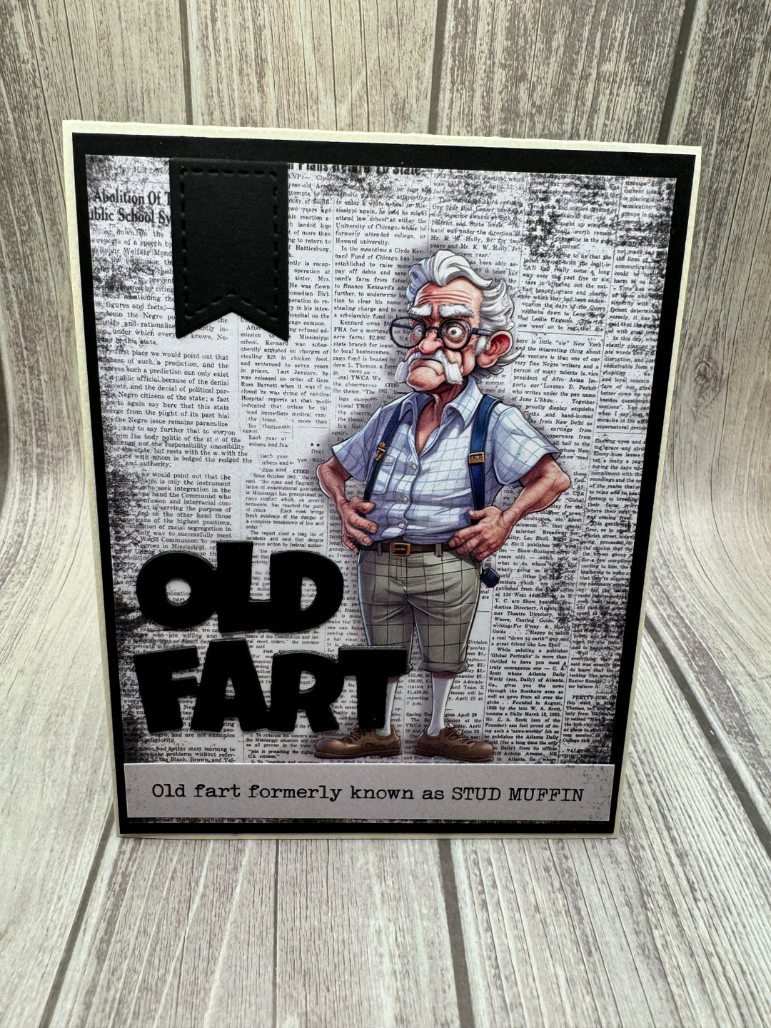 Happy Birthday Old Fart Stud Muffin - Creations by Wendalyn, Guys, Male ...