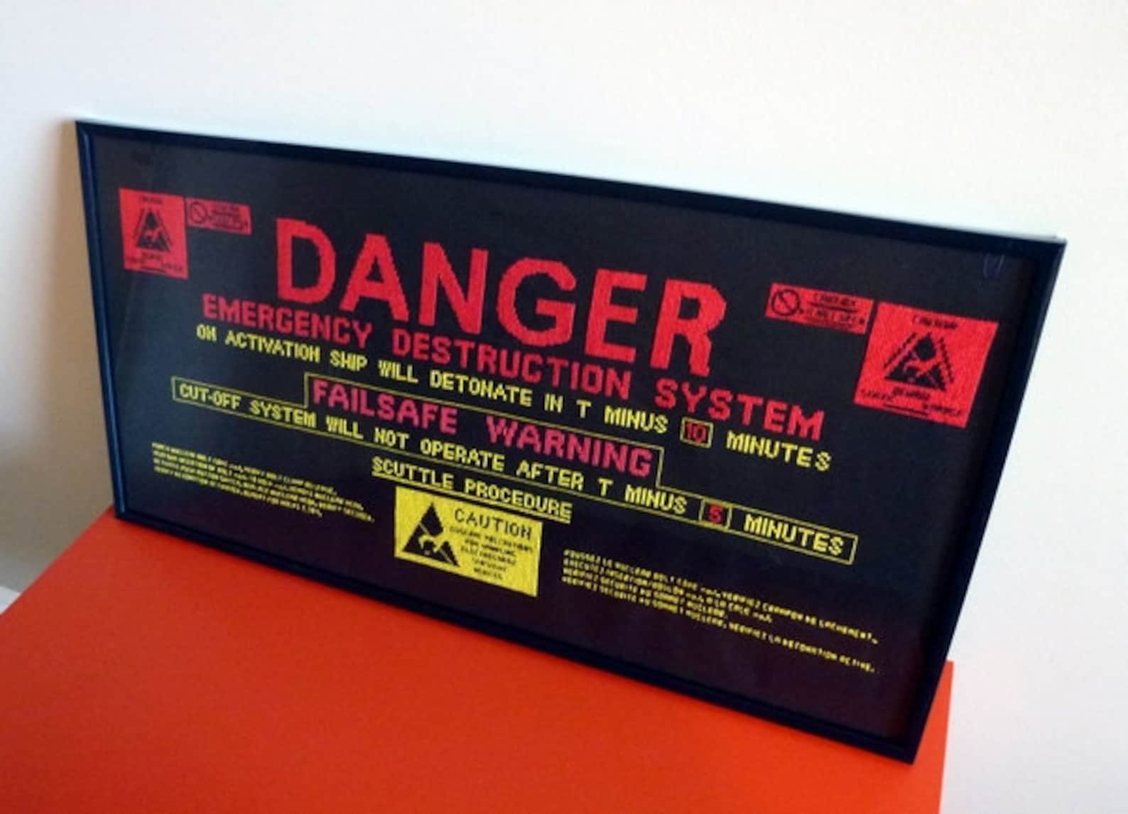 Alien USCSS Nostromo Self-destruct System Cross Stitch Pattern - Etsy