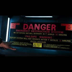 Alien USCSS Nostromo Self-destruct System Cross Stitch Pattern - Etsy