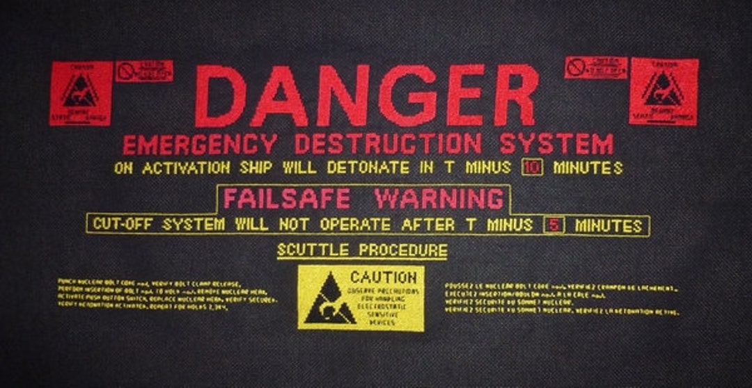 Alien USCSS Nostromo Self-destruct System Cross Stitch Pattern - Etsy