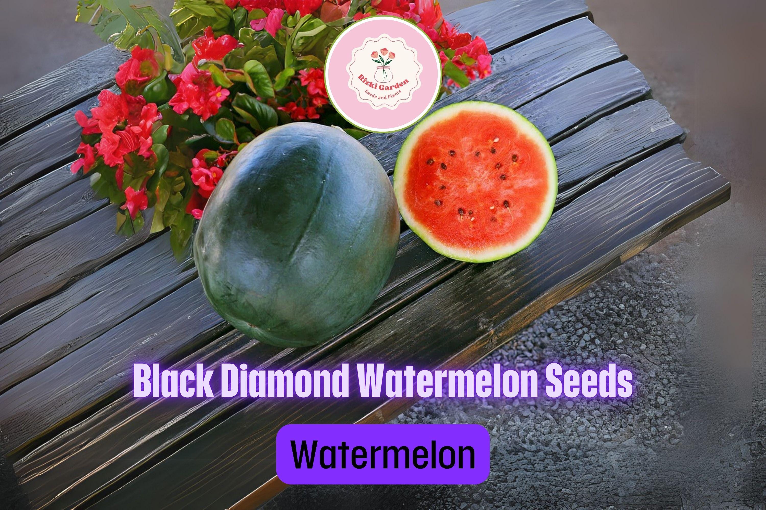 50 Black Diamond Watermelon Seeds | Classic Summer Fruit | Large Sweet ...