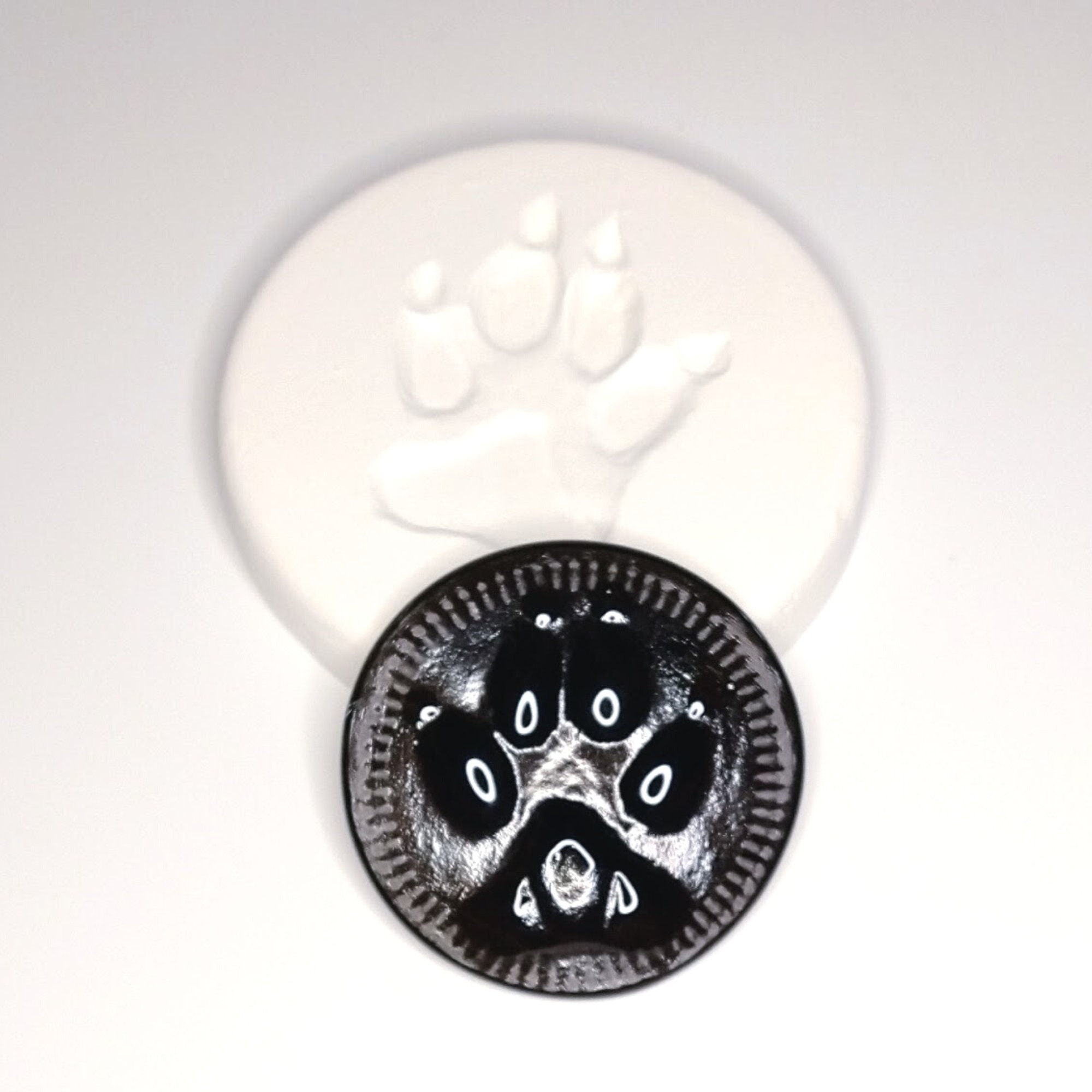 Paw Print Bottle Bottom Glass Fusing Mold - Etsy