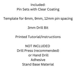 Display Stand Pin Set - 6 Sets - Etsy