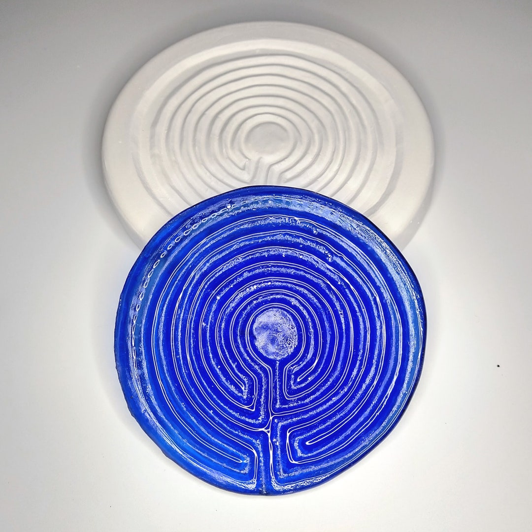 Labyrinth Bottle Bottom Glass Fusing Mold - Etsy