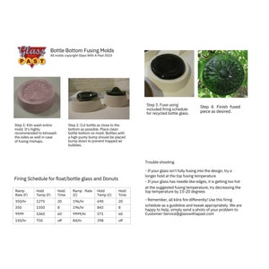 Beehive Bottle Bottom Fusing Mold - Etsy