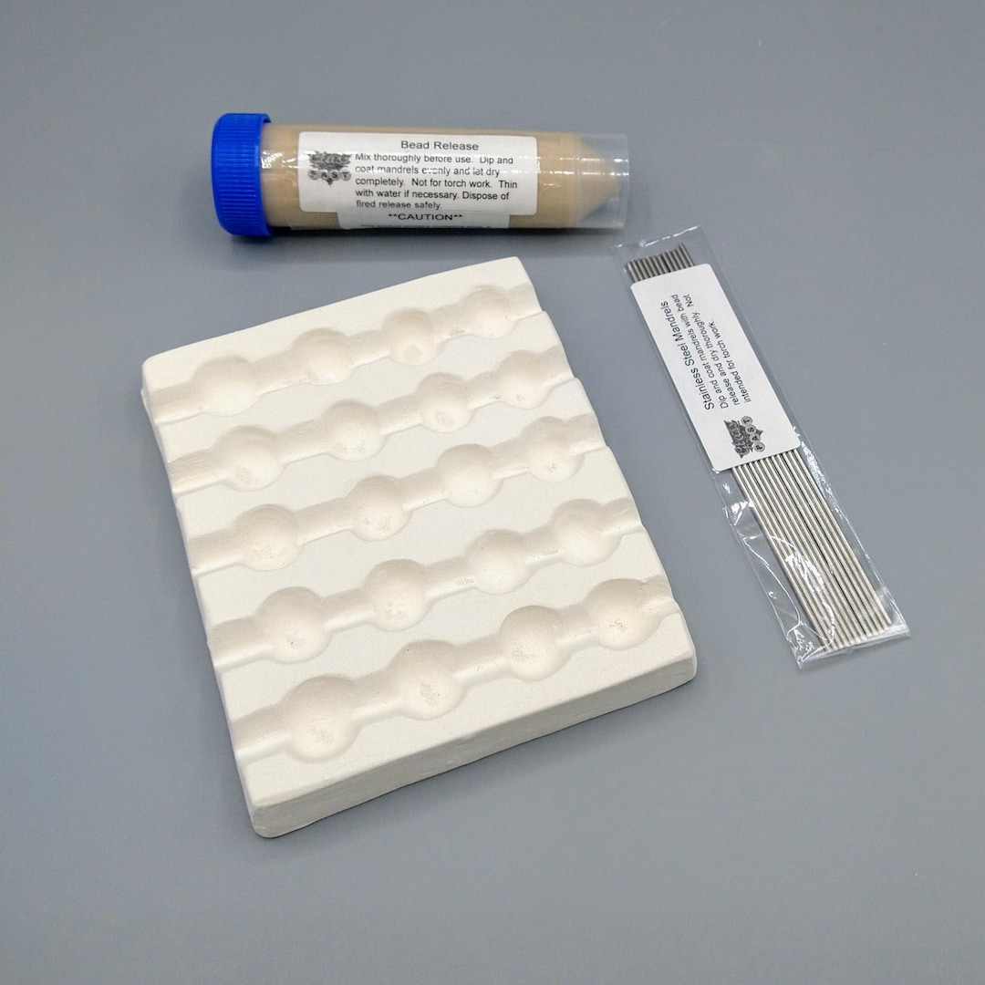 Kiln Formed Bead Fusing Mold Kit - Small Lentil - Etsy