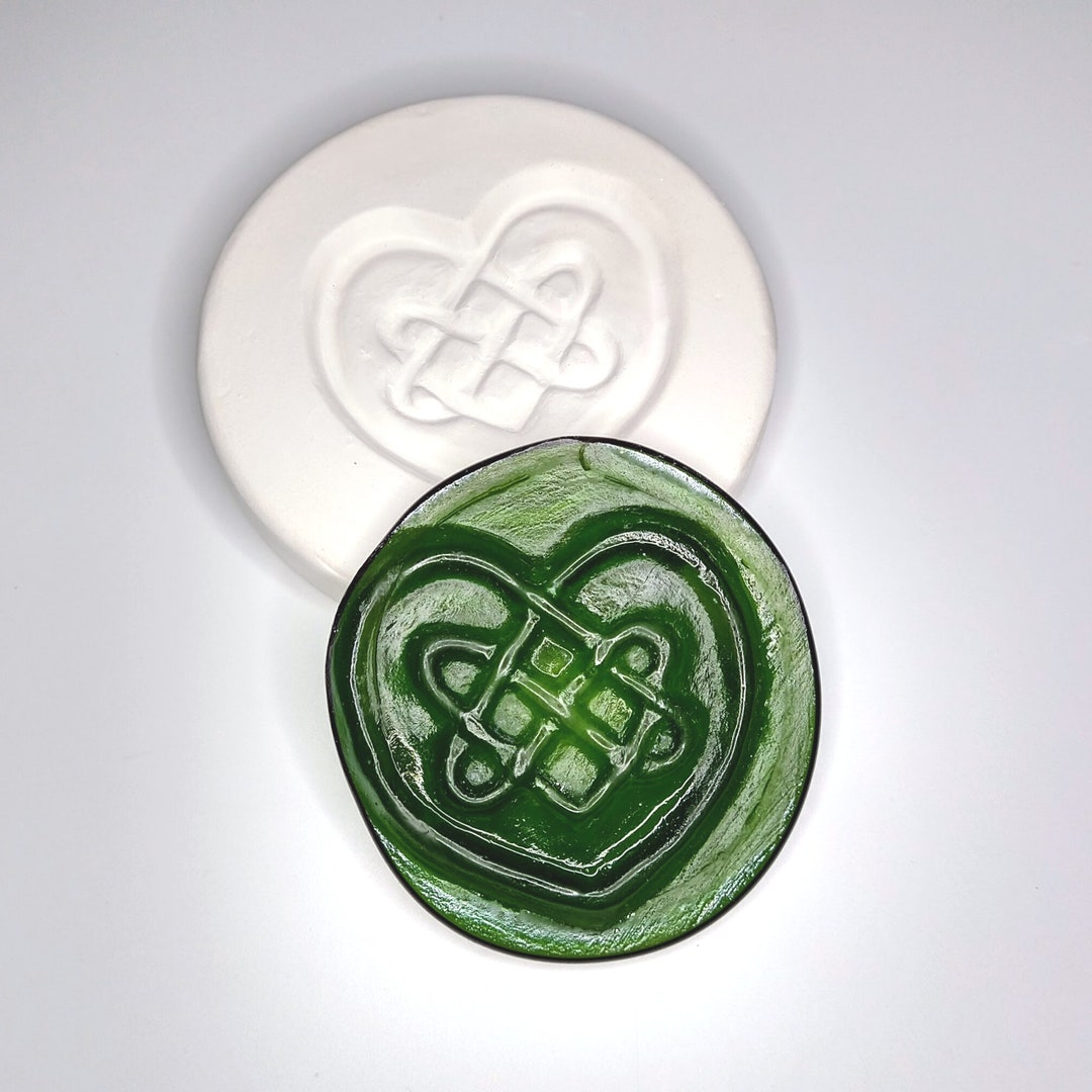 Celtic Heart Bottle Glass Fusing Mold - Etsy