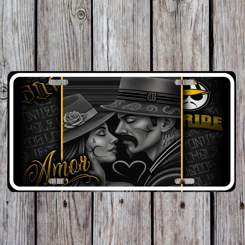 Chicano Couple Art - Etsy
