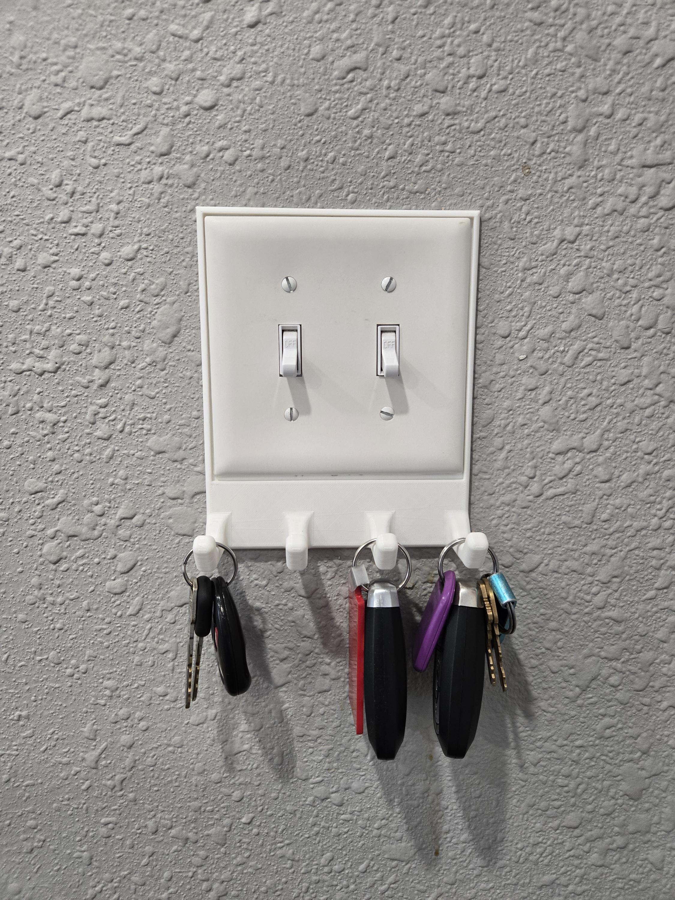 Light Switches With Key Hooks Light Switch Plate Screw Key Hook Holder