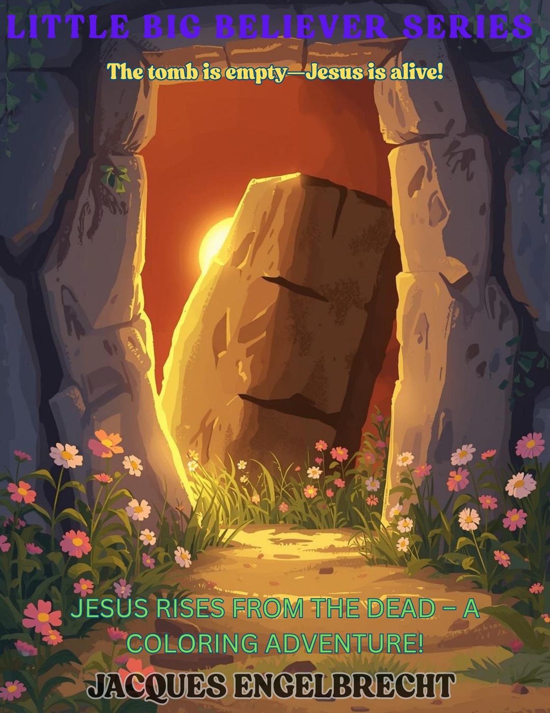 Jesus Rises Coloring Book: Christian Activity Book for Kids (digital ...